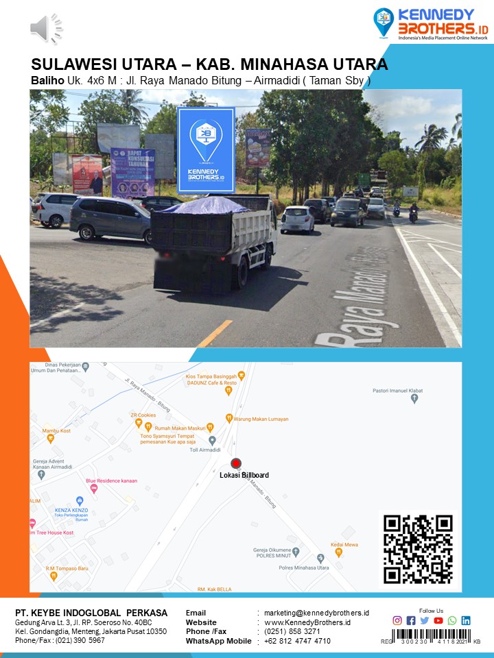 Sewa Baliho Minahasa Utara & Nasional | KennedyBrothers.Id