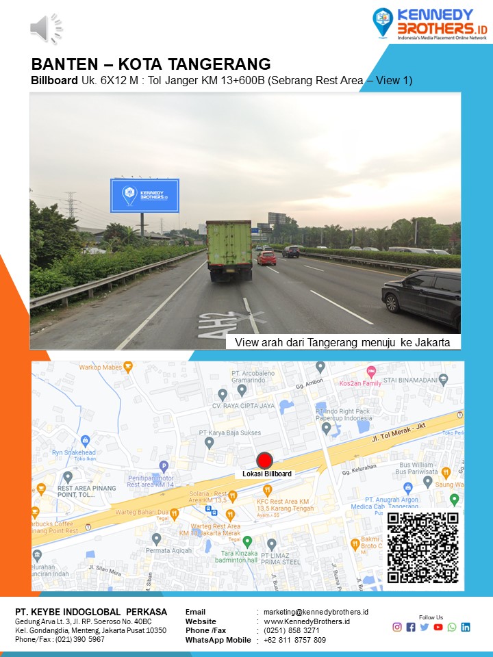 Sewa Billboard Kota Tangerang & Nasional KennedyBrothers.Id