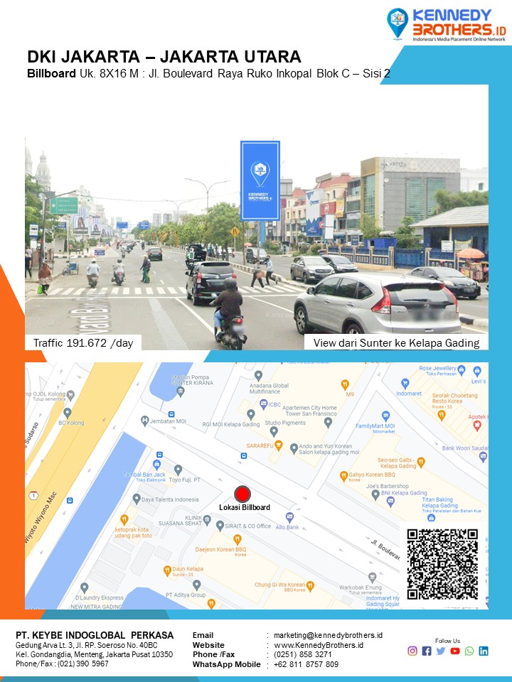 Sewa Billboard Jakarta Utara & Nasional | KennedyBrothers.Id