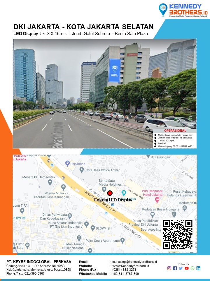 Sewa LED Jakarta Selatan & Nasional | KennedyBrothers.Id