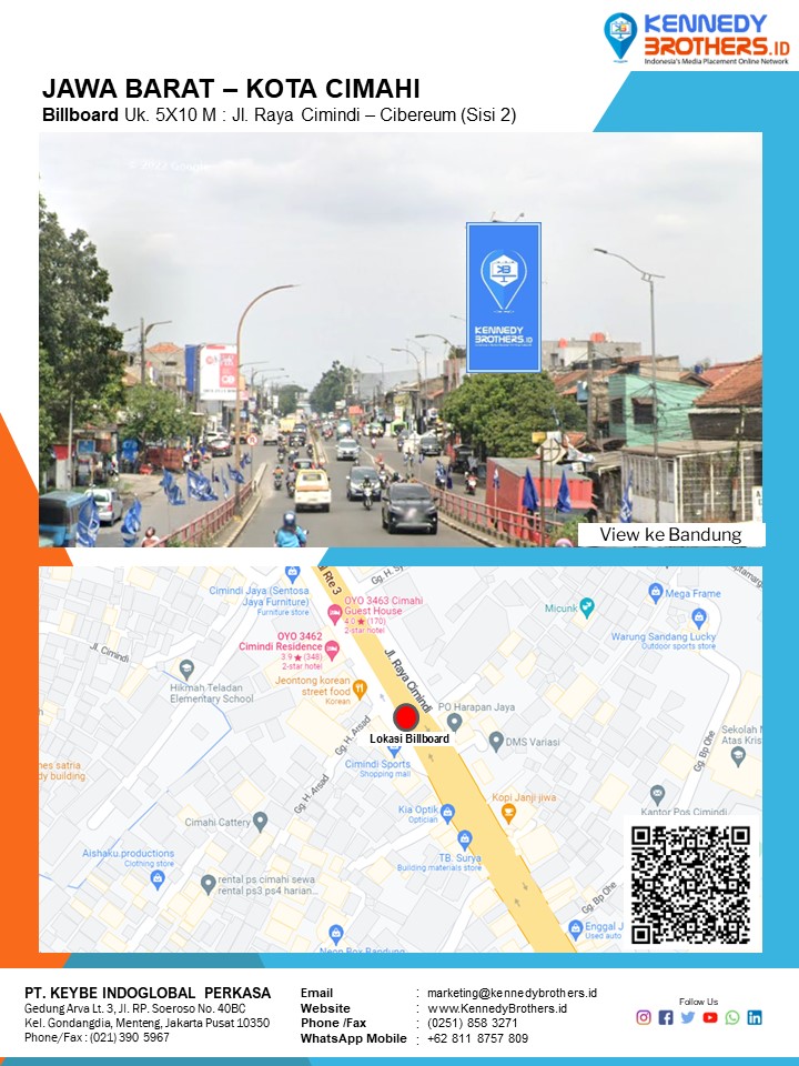 Sewa Billboard Kota Cimahi & Nasional | KennedyBrothers.Id