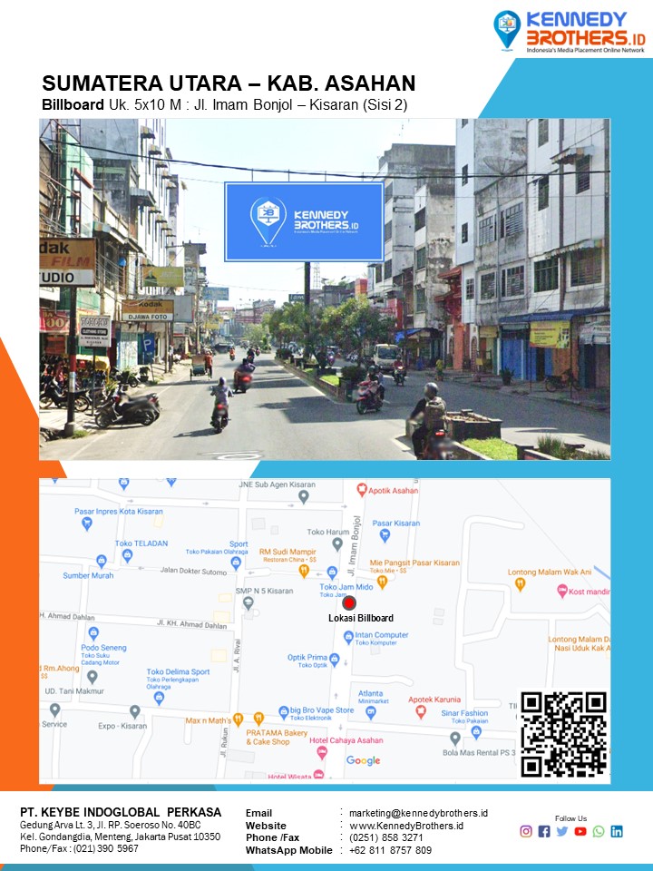 Sewa Billboard Kab. Asahan & Nasional | KennedyBrothers.Id