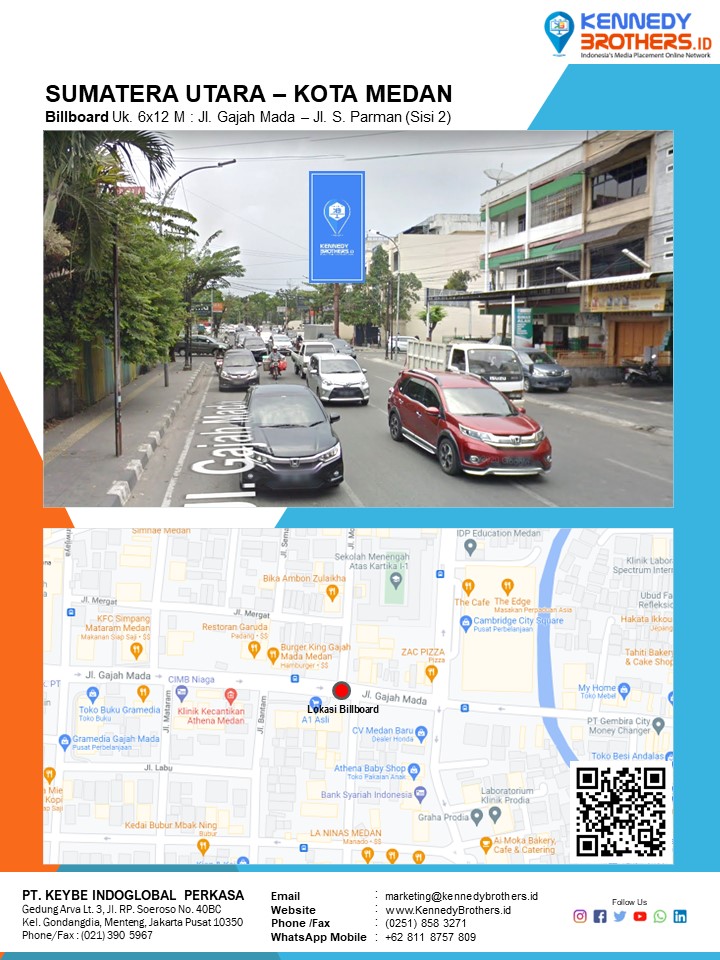 Sewa Billboard Kota Medan & Nasional | KennedyBrothers.Id