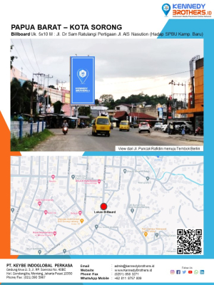 Sewa Billboard Kota Sorong & Nasional KennedyBrothers.Id